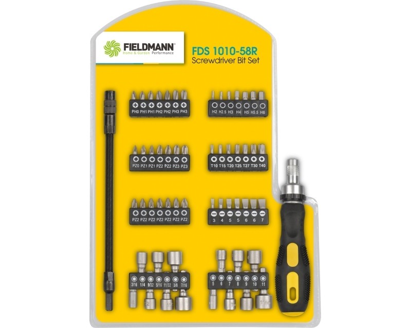 FIELDMANN FDS 1010-58R Set bitova sa odvijačem (ALA00068)