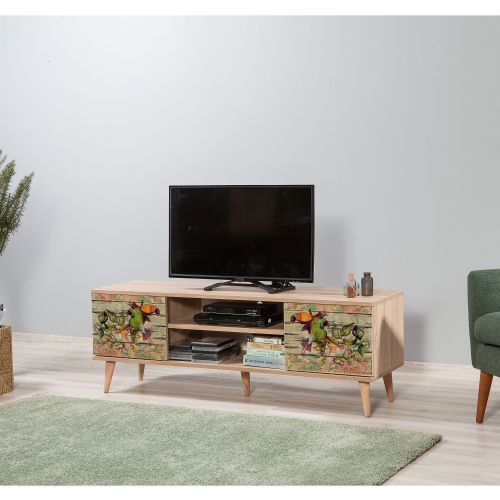 Truva-740 Sonoma Oak TV Stand