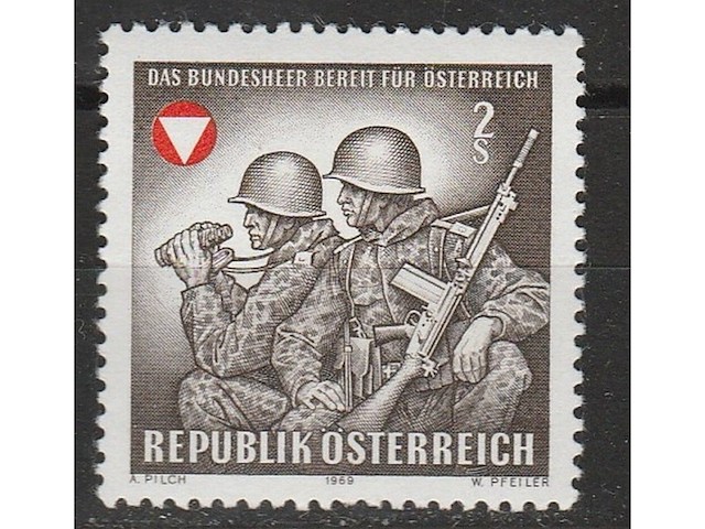 Austrija - 1969 - The Austrian Armed Forces - MNH