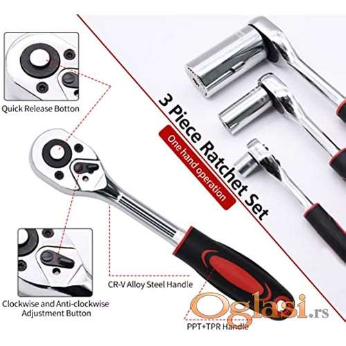Gedora krckalica 1/4" dužina 15cm Chrome Vanadium