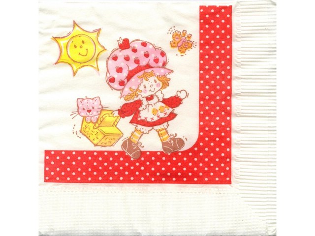 Mala Salveta P_168 Stara Strawberry Shortcake Mačka