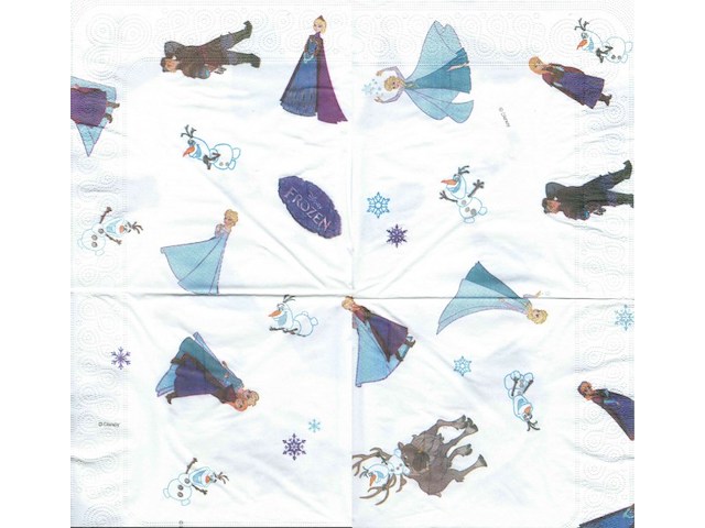 Salveta DM_037 - 33x33cm Disney Frozen