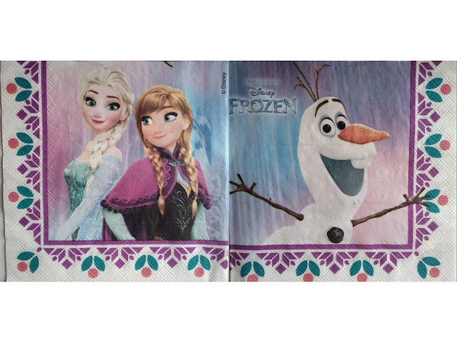 Salveta DM_033 - 33x33cm Disney Frozen