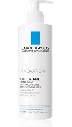 La Roche-Posay TOLERIANE Negujući gel za pranje lica protiv suvoće i neugodnog zatezanja kože, 400 ml