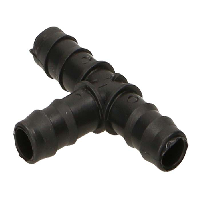 Plastični rebrasti T komad 16x16x16