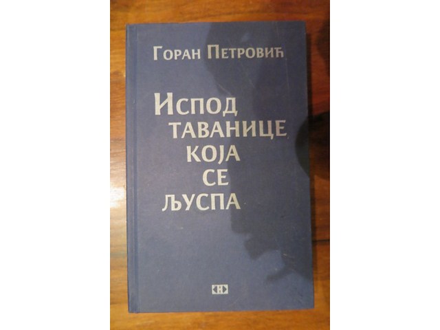 ISPOD TAVANICE KOJA SE LJUSPA / GORAN PETROVIĆ