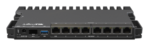 MikroTik RB5009UPr+S+IN with RouterOS L5 license indoor case