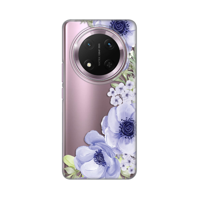 Zastitna ultra tanka (skin) maska / futrola PRINT - Huawei Honor Magic 7 lite Blue Roses