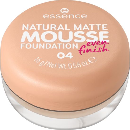 Essence Natural Matte Mousse puder 04 - Cool Ivory 16g