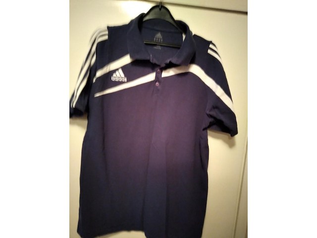 Muska majica Adidas vel.XL tamno plava duz.76 cm.