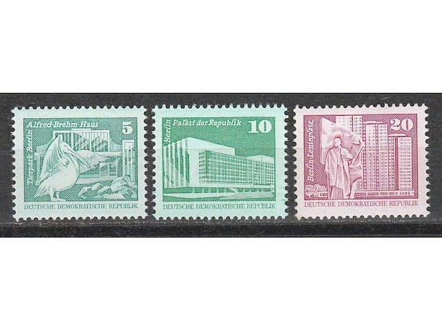 DDR - 1980 - Development in the GDR - MNH