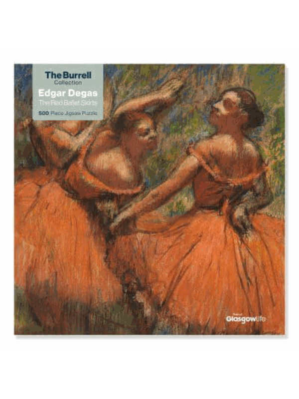 Adult Jigsaw Puzzle: Edgar Degas: Red Ballet Skirts (500 Pieces)