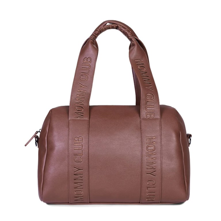 Mommy Club Nursery Bag - Signature - Vegan leather - Dark Brown