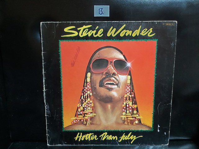 Stevie Wonder Hotter than july Germany press SSK