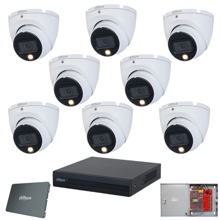 Dahua 2Mpix komplet 8 eyeball kamera
Dahua 2Mpix komplet 8 eyeball kamera