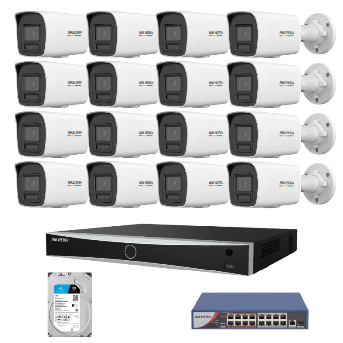 HikVision komplet sa 16 bullet IP ColorVu 2Mpix kamera
HikVision komplet sa 16 bullet IP ColorVu 2Mpix kamera