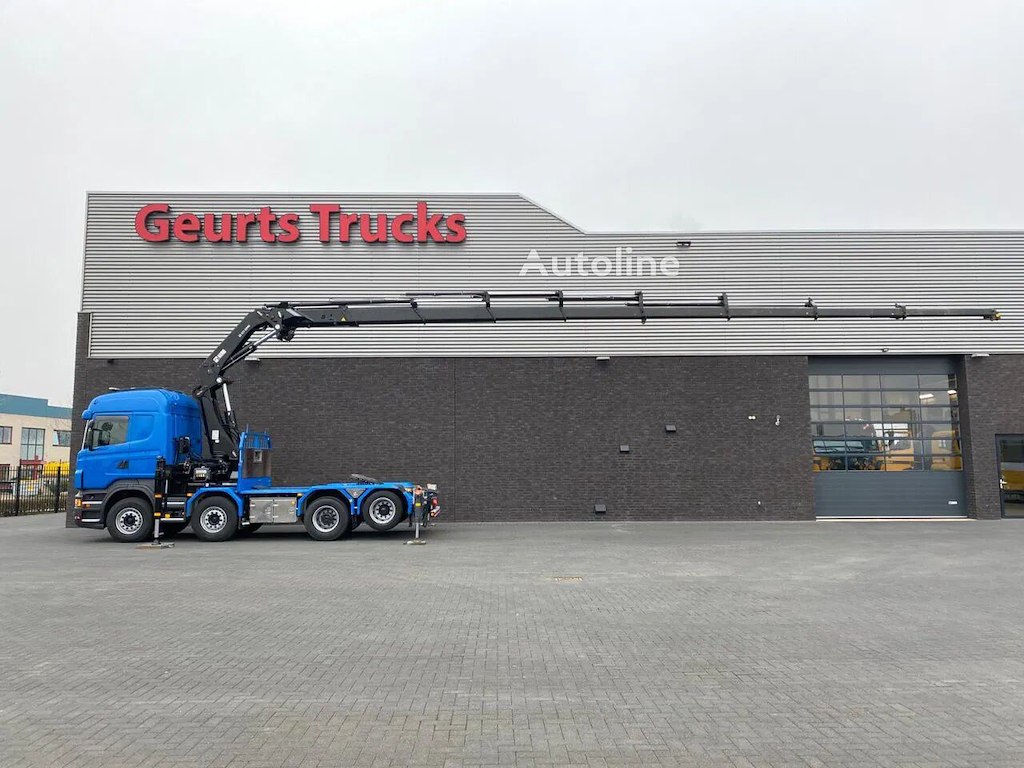 Scania R560 V8 8X2 TREKKER/BAKWAGEN + HIAB 477E-8 HIPRO KRAAN/KRAN/CRAN tegljač