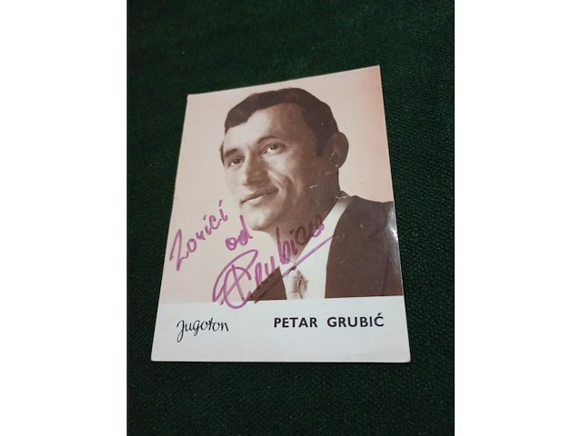 Petar Grubić Jugoton posveta pevača