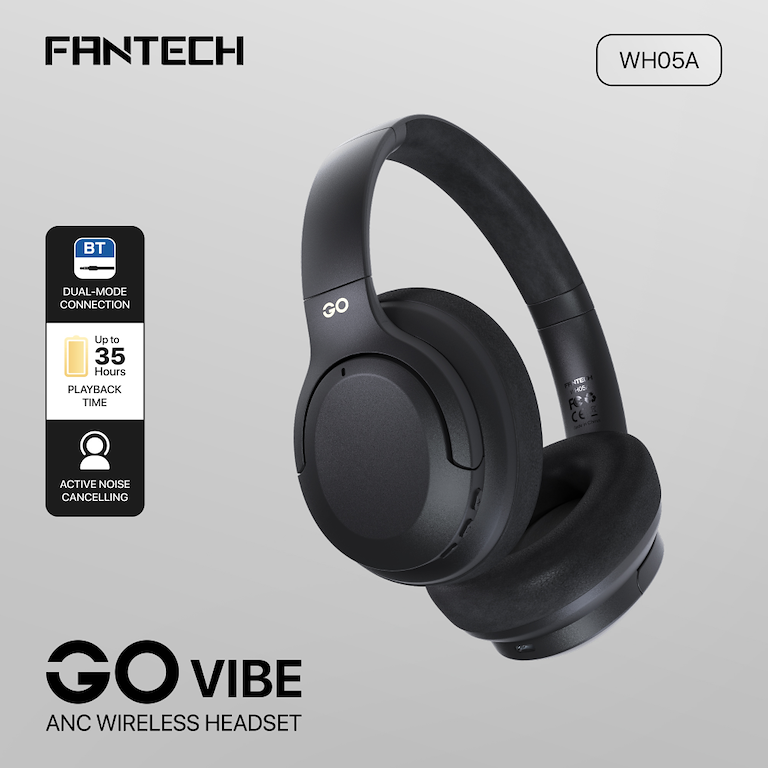 Bluetooth slusalice Fantech GO Vibe WH05A crne