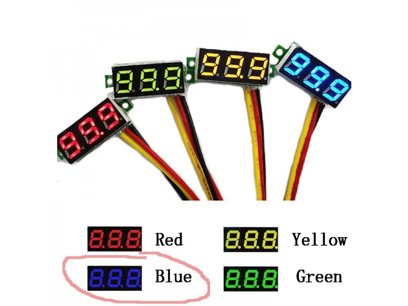 Led segmentni voltmetar 0-100V