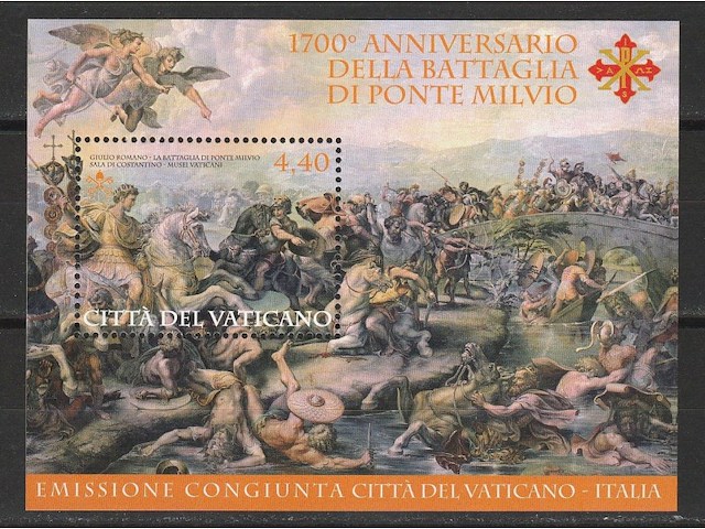 Vatican City - 2012 - Battle of the Milvian Bridge- MNH