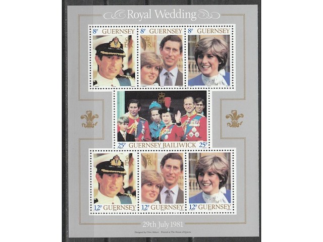 Guernsey - 1981 - Royal Wedding - MNH