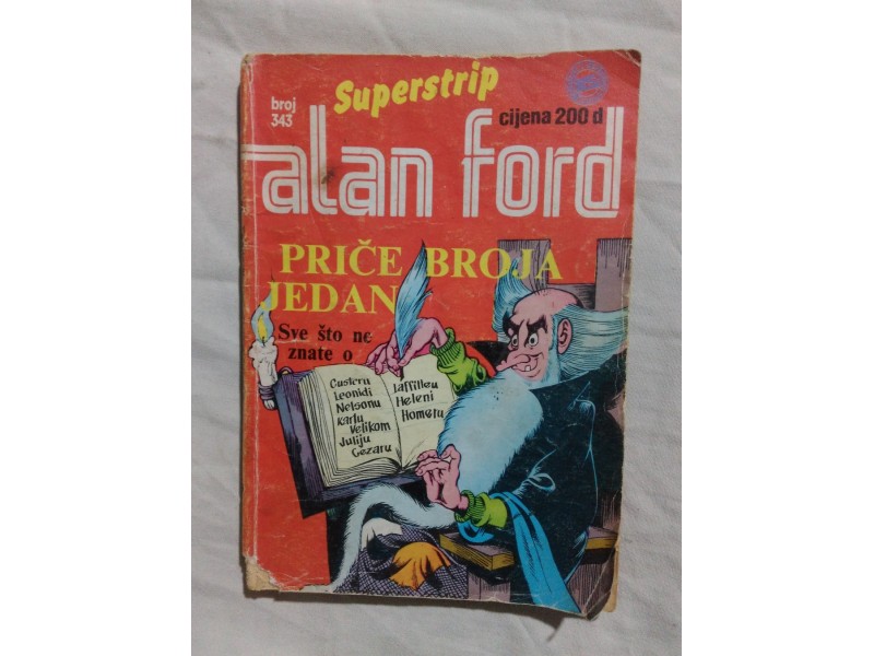 Alan Ford Vjesnik broj 343 ,Price broja jedan