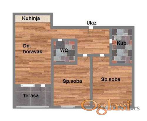 Trosoban stan na Salajci!