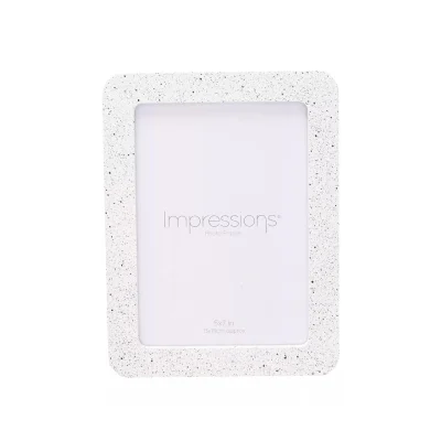 Foto ram - Impressions, White with Glitter, 13x18 cm