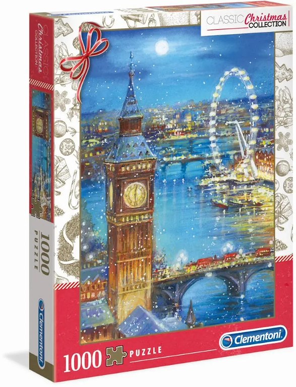 CLEMENTONI SLAGALICA PUZZLE 1000PCS CLASSIC CHRISTMAS