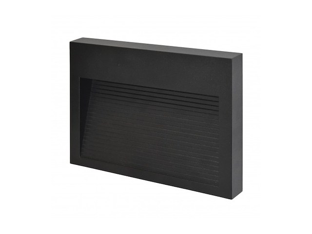 Zidna nadgradna LED lampa 10W pravougaona crna