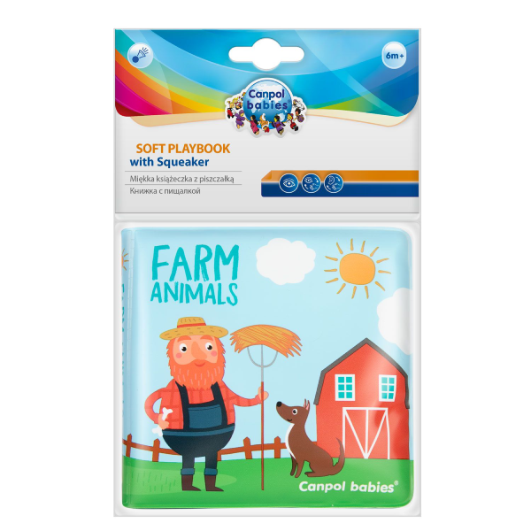 Igračka mekana knjiga farma Canpol Babies 2/083_farm