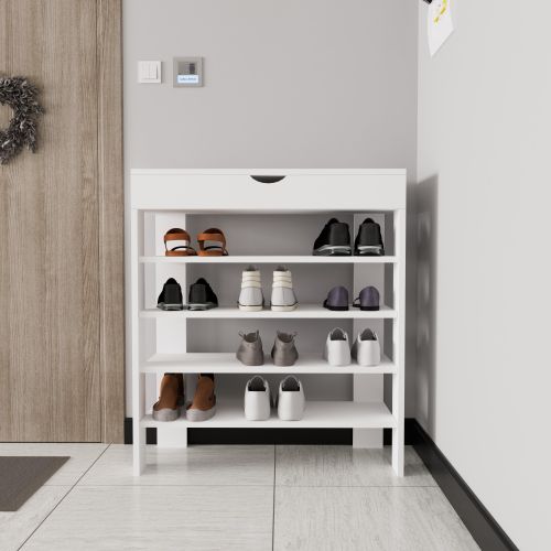 Royal - White White Shoe Cabinet
