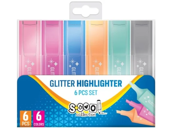 S-Cool Glitter signir set 16 SC2579
