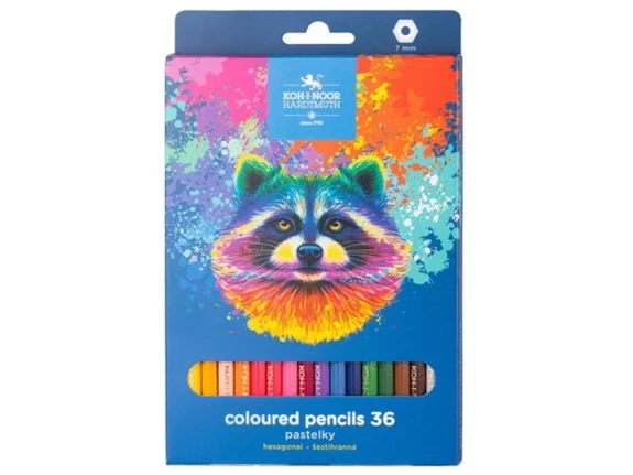 Koh-i-Noor Drvene boje Racoon 1/36 3555