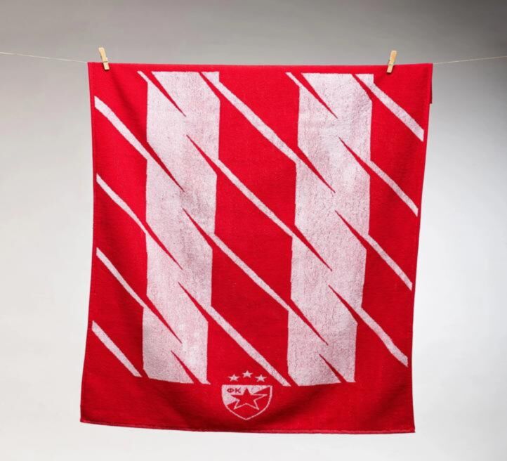 Plazni peškir Crvena Zvezda 70 cm x 140 cm