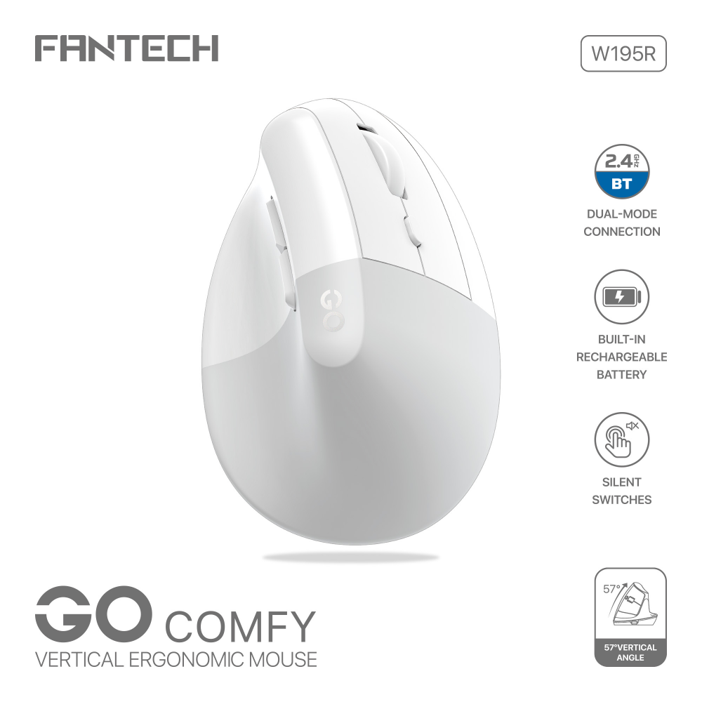Mis Wireless Fantech W195R GO comfy beli
