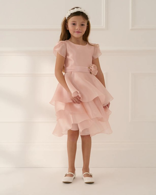 Monsoon Haljina za devojčice Olena Organza, Roze