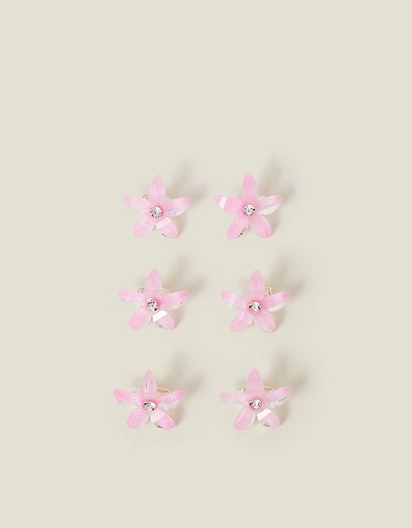 Monsoon Set šnalica za kosu, 6 komada, Roze