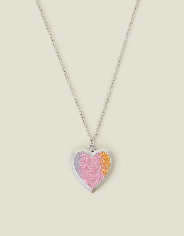 Monsoon Ogrlica za devojčice Heart Locket, Šarena