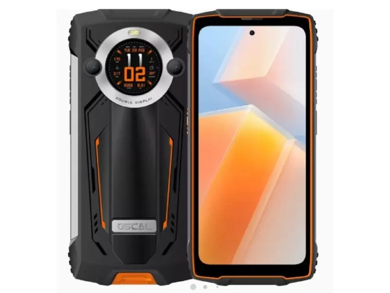 OSCAL Mobilni telefon Pilot 2, 8/256GB, Black Rugged