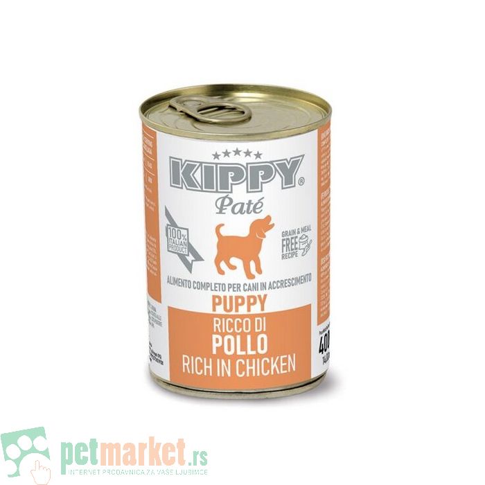 Kippy: Pašteta za štence Puppy Pate Piletina, 400 gr