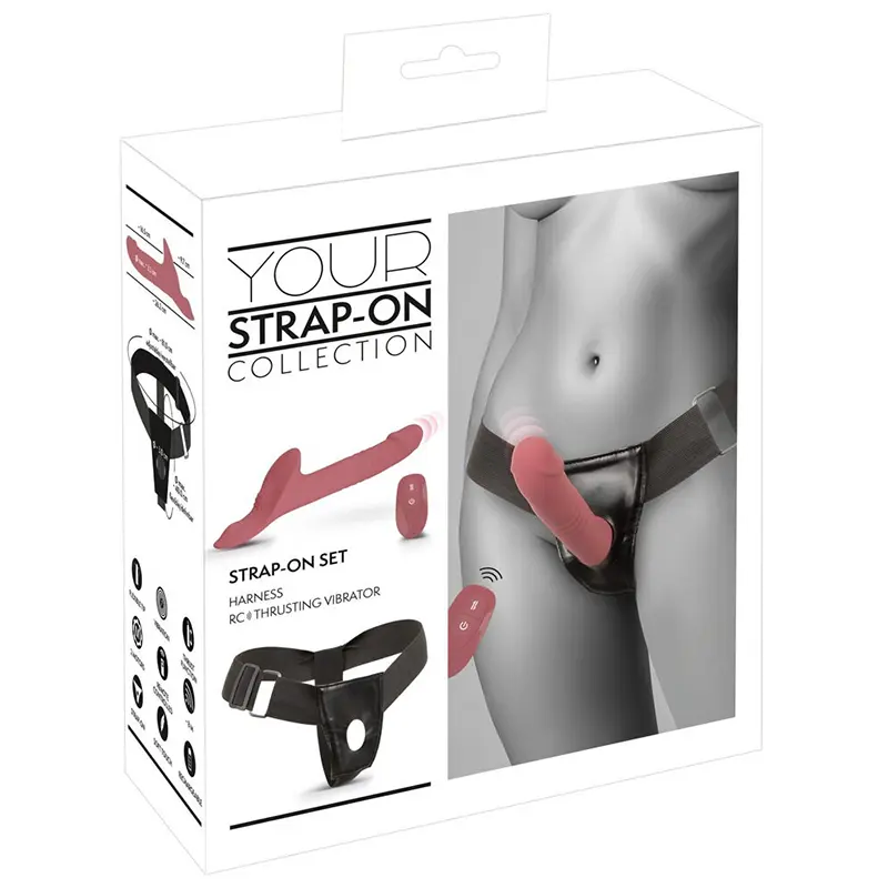Set Strap on sa pomeranjem, Crni