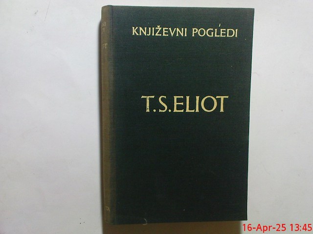 T. S. ELIOT -  IZABRANI TEKSTOVI