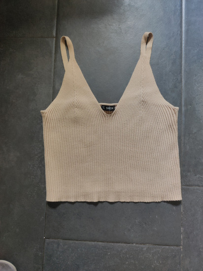 Shein NOVO crop top koncani L