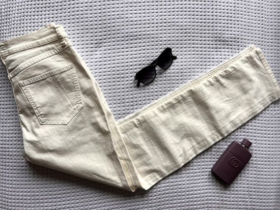LUISA SPAGNOLI ORIGINAL NOVE bele pantalone XS