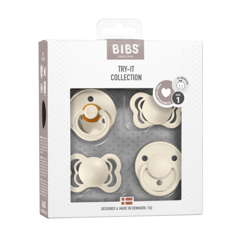 Bibs set varalica Try it Ivory, 0-6m
