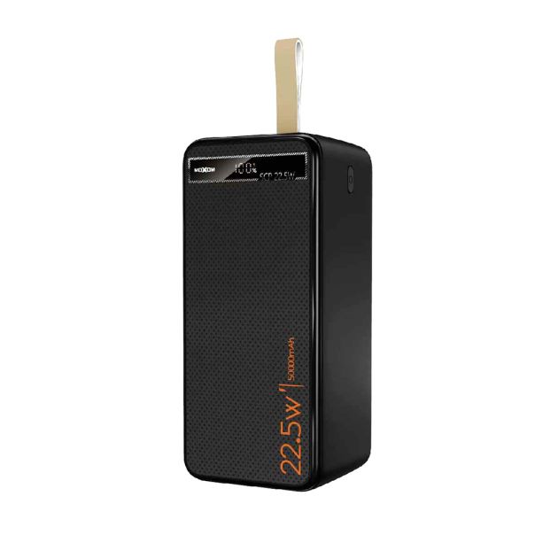 MOXOM Power Bank, PB158 super fast USB/PD 22.5W/20W 50000 mAh, crna