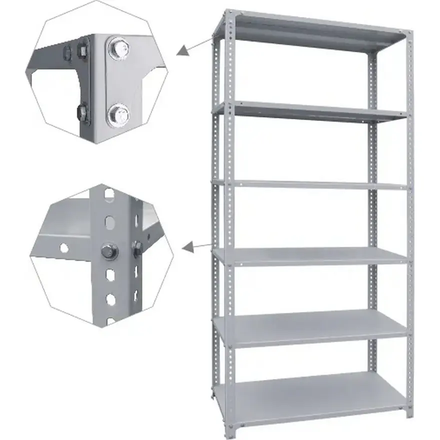 SuperHome 200x75x30 6x40kg Potpuno Metalna Montažna Polica