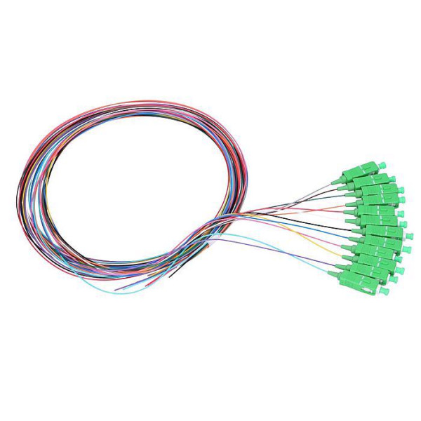 LanPlus 12-colour code Pigtails SC/APC G.657.A1, (12 pcs) 1.5m ( 5788 )